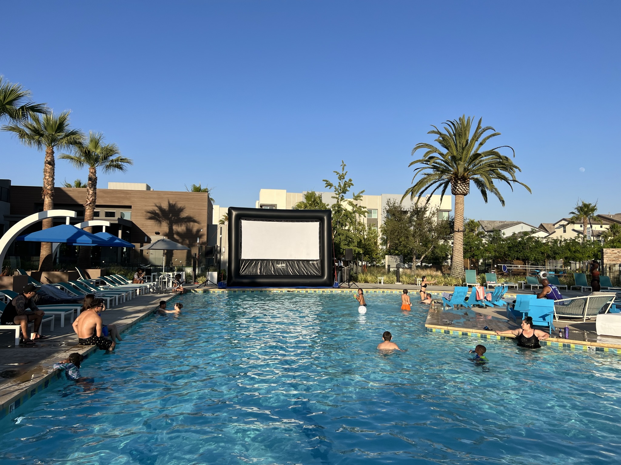 Rent Movie Screens for Community Pool Parties | FunFlicks